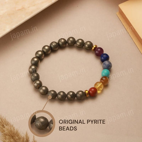 Pyrite x Seven Chakra Band – Japam