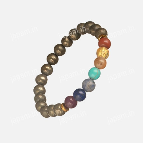 Pyrite x Seven Chakra Band – Japam