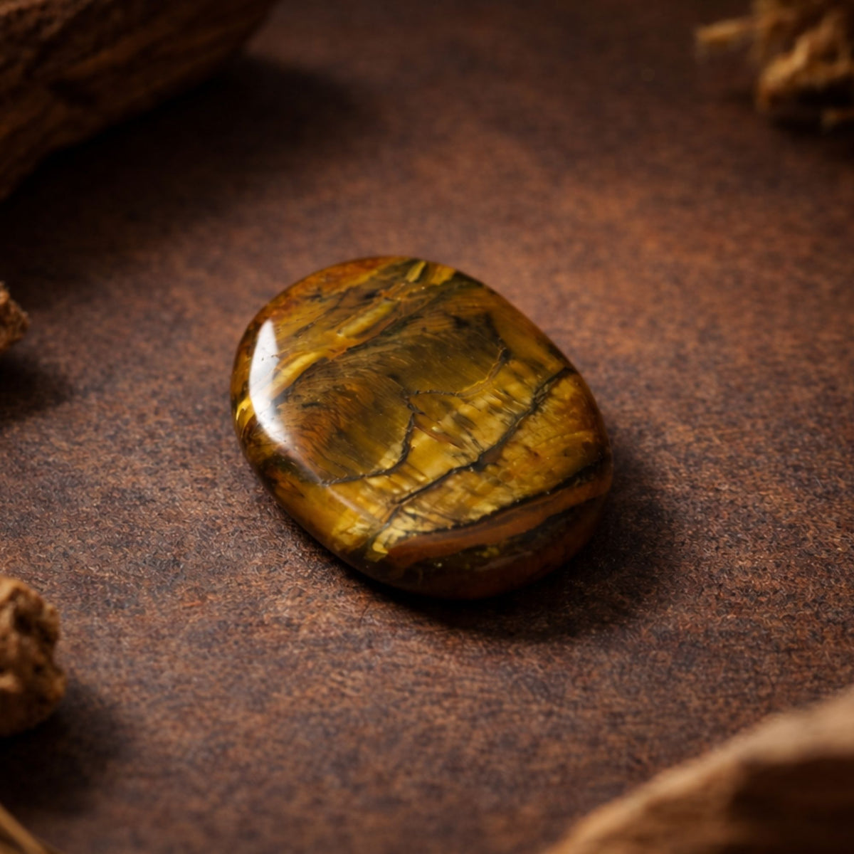 Tiger Eye Worry Stone – Japam