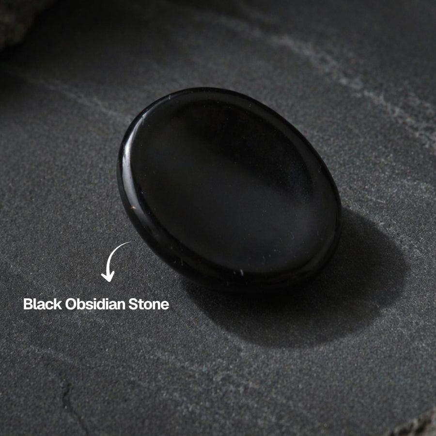 Black Obsidian Worry Stone – Japam