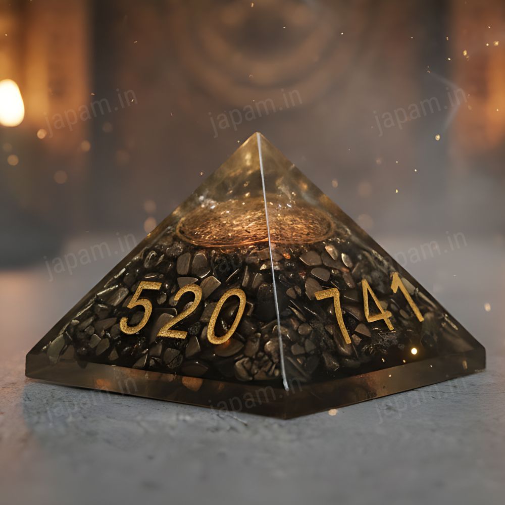 Wealth Magnet Pyrite Pyramid for Vaastu – Japam